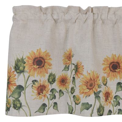 Solros gardinkappa metervara | nordisktextil.se